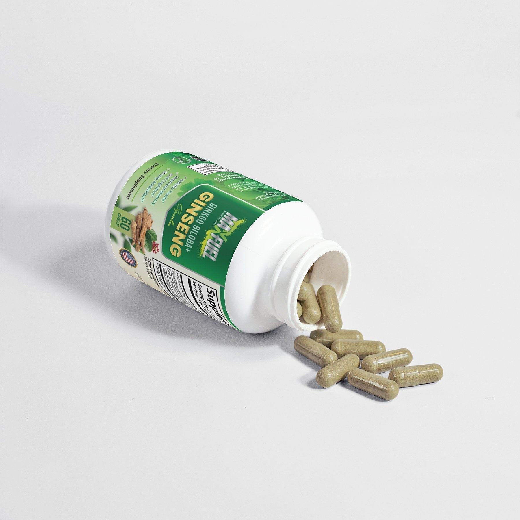 Ginkgo Biloba + Ginseng: The Dynamic Duo for Brain Power, Focus & Vita ...