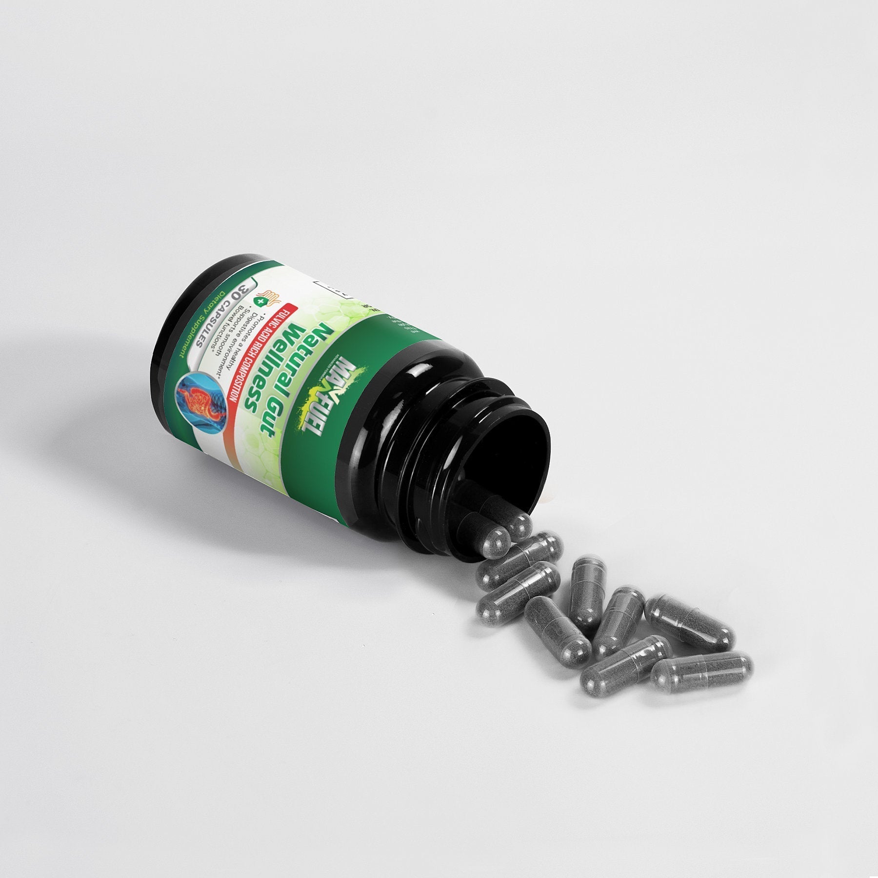 🌿 Natural Gut Wellness Capsules: Restore Balance, Improve Digestion, a ...